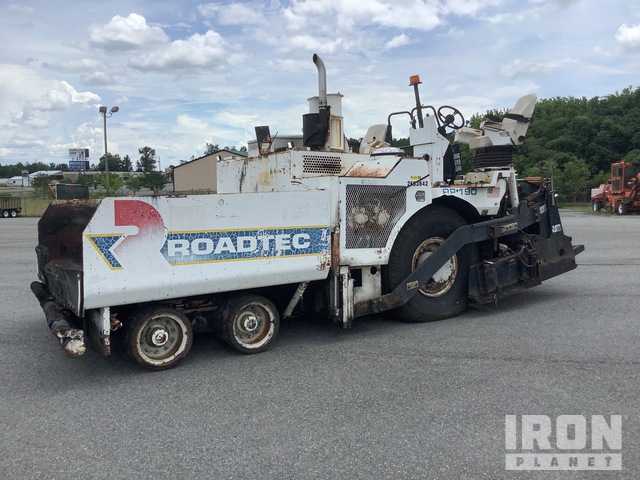 2007 Roadtec RP190 Wheel Asphalt Paver in Macon, Georgia, United States ...