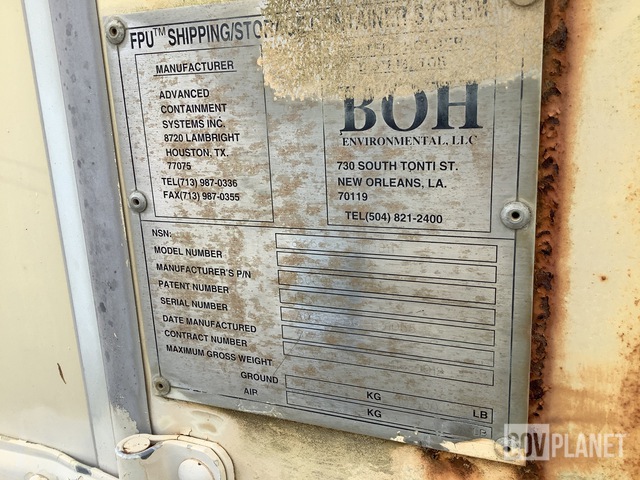 Surplus BOH Environmental Cargo-6 Storage Container in Lake Butler ...