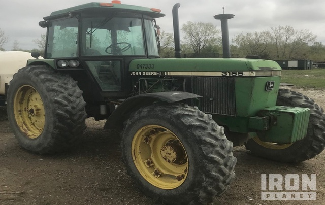 1988 John Deere 3155 4WD Tractor in Topeka, Kansas, United States ...