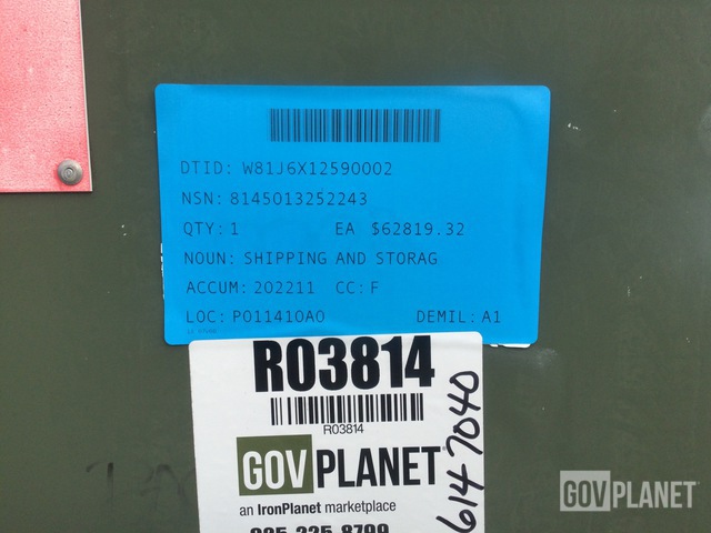 Surplus AAR Mobility Systems ISU 96 RC Storage Container in South ...