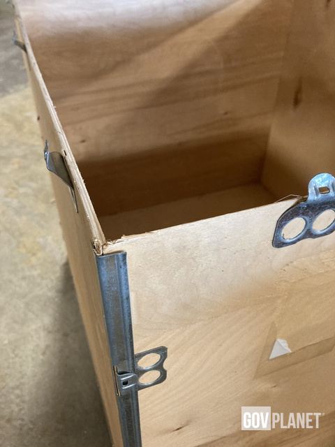 Large ULINE Storage Shipping Boxes Containers Wood Luan lot of 2 in ...