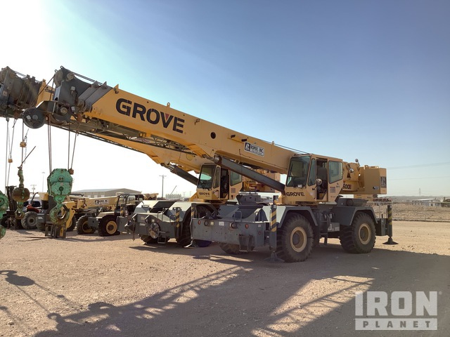 2008 Grove RT600E 45 ton 4x4x4 Rough Terrain Crane, Parts/Stationary ...