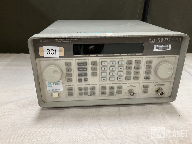 Surplus Agilent 8648D Signal Generator in North Las Vegas, Nevada ...