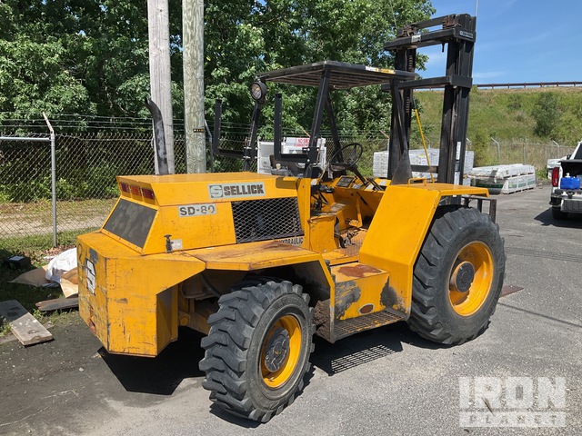 Sellick SD-80 8000 lb 4x2 Rough Terrain Forklift in Pleasantville, New ...