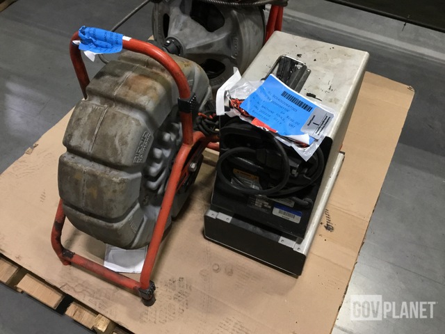 Surplus (1) Ridgid K-400-T3 Drain Cleaning Machine, (1) Ridgid Kollmann ...
