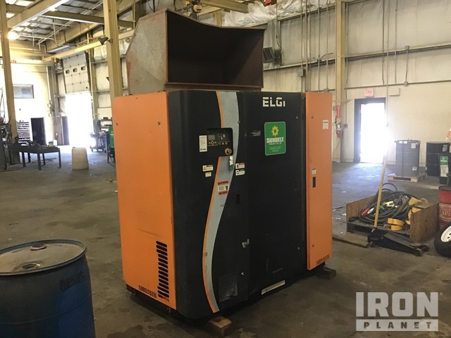 2014 Elgi EG75-100 Skid-Mounted Electric Air Compressor in Carneys ...