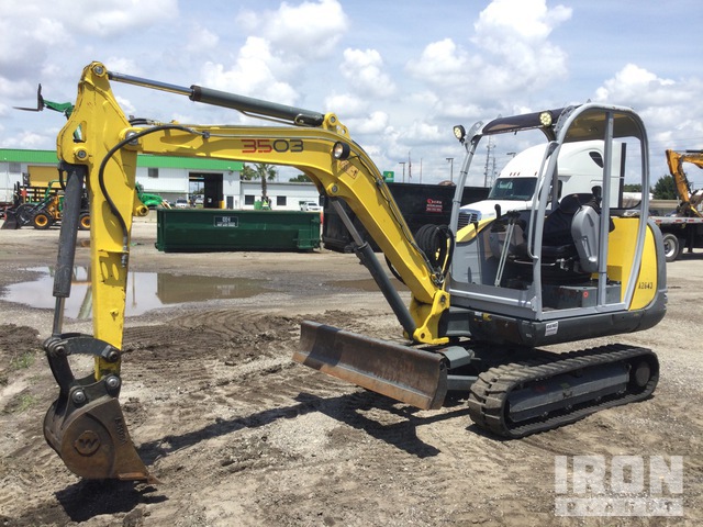 2015 Wacker Neuson 3503RD Mini Excavator, Micro Excavator