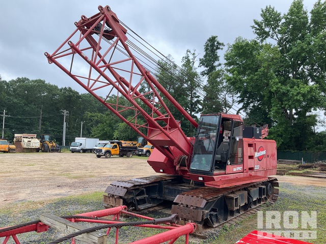 2002 Manitowoc 222 100 ton Lattice-Boom Crawler Crane, Crawler Crane