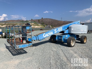 2004 Genie S60 4WD Dual Fuel Telescopic Boom Lift in Perris, California ...