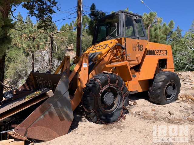 1980 Case W18 Wheel Loader (Inoperable), Wheel Loader