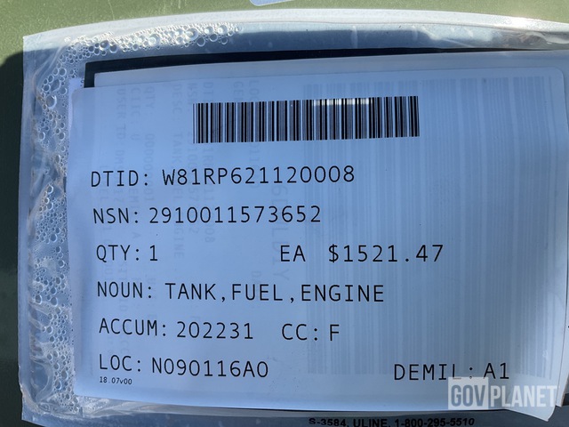 Surplus Tankcraft 1339300 Fuel Tank in Colorado Springs, Colorado ...
