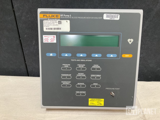 Fluke BP PUMP Non-Invasive Blood Pressure Monitor Analyzer, 53% OFF