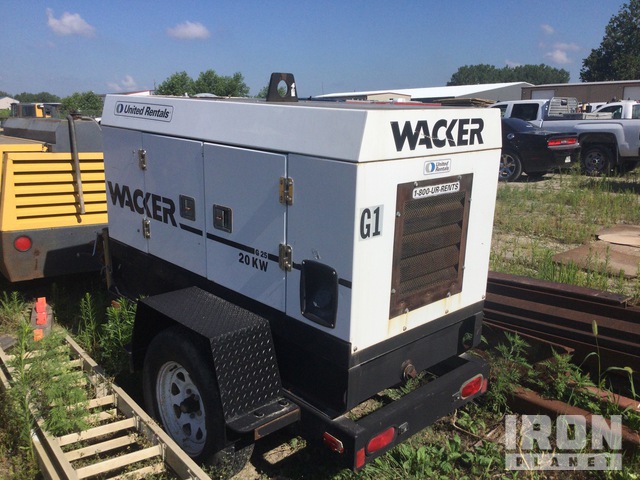 2005 Wacker G25 19.5 kW Mobile Generator Set in Independence, Missouri ...