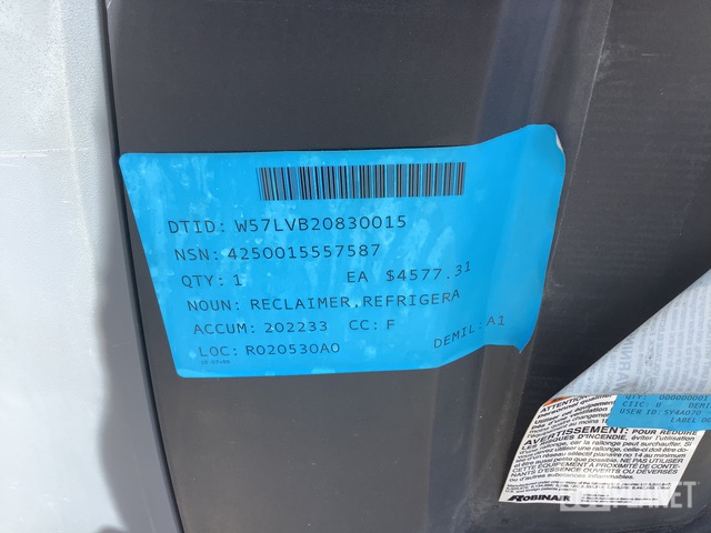 Surplus Robinair 34788NI Refrigerant Recovery, Recycling, & Recharging ...