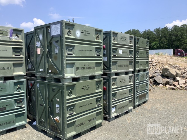 Surplus (20) Plastics Research Palcon Pallet Containers in Butner ...