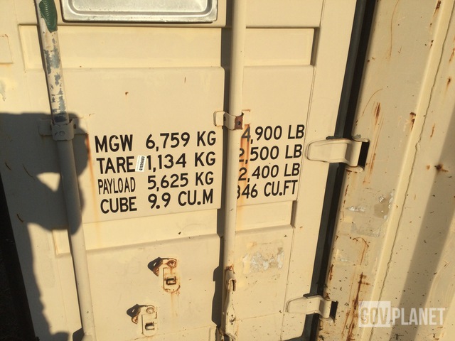 Surplus Charleston Marine CMCI 101 Storage Container in Chambersburg ...