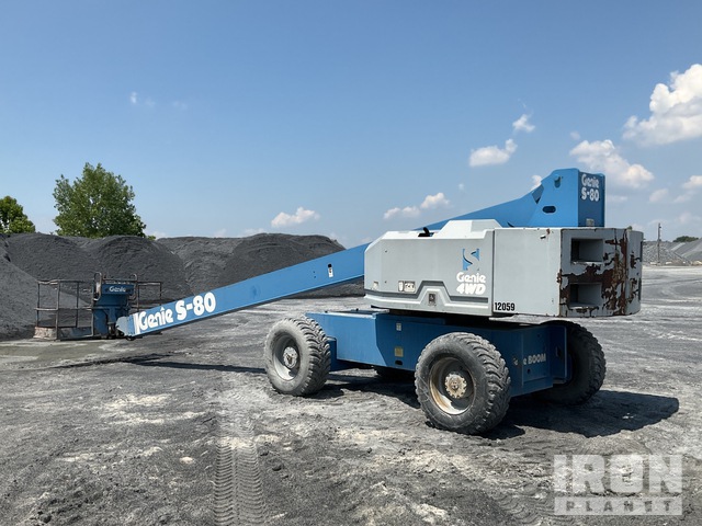 1997 Genie S80 4WD Diesel Telescopic Boom Lift in Manheim, Pennsylvania ...