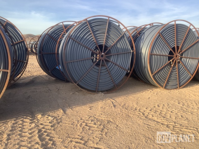 Surplus (15) Rolls of IPS Schedule 80 HDPE Conduit in Yermo, California ...