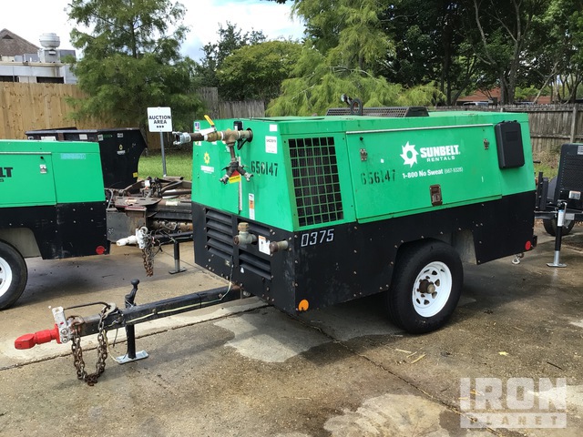 2014 Sullivan Palatek D375PDCUSBAF 375 cfm Mobile Air Compressor in ...