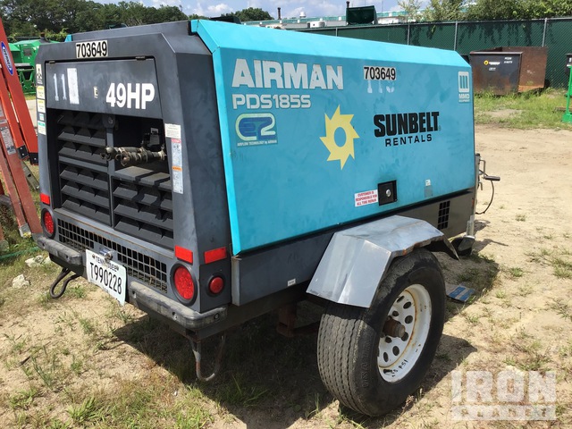 2011 Airman PDS185S 185 cfm Mobile Air Compressor in Manchester, New ...
