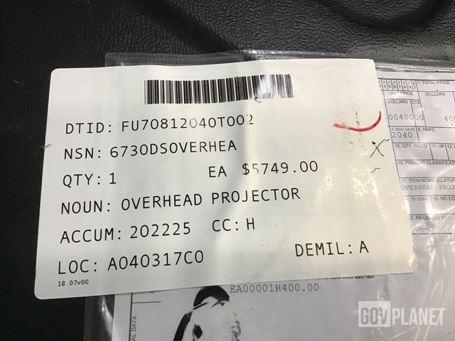 Surplus Proxima DS1 UltraLight Projector in North Las Vegas, Nevada ...