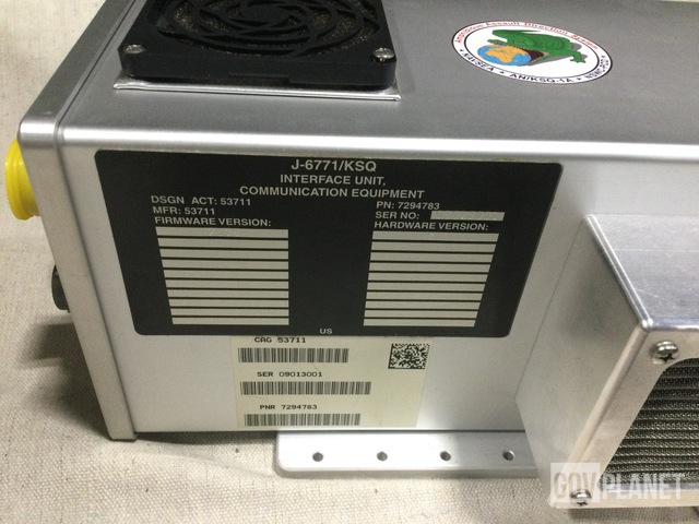 Surplus Naval Sea Systems Command 7294783 Communication Interface Unit ...