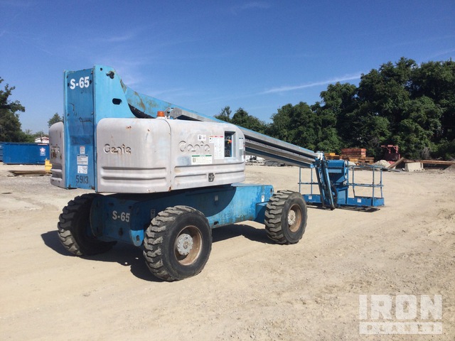 2002 Genie S65 4WD Diesel Telescopic Boom Lift in Kansas City, Missouri ...