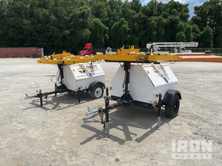 Quantity of (2) 2017 Generac Mobile MLG8 6 kW S/A Runway Closure Marker ...