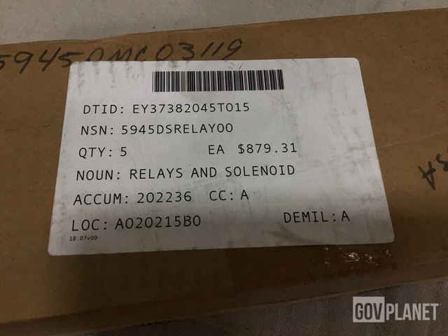 Surplus (5) Dodge Engineering EN310C2 Electric Actuators in ...