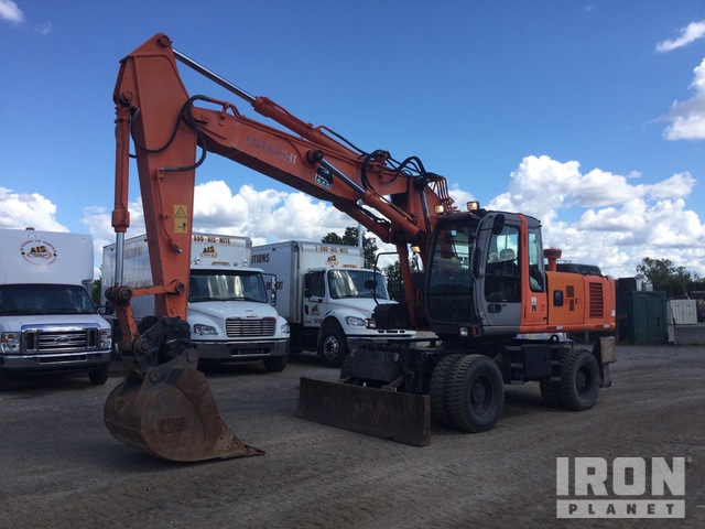 2007 Hitachi ZX210W Wheel Excavator, Mobile Excavator