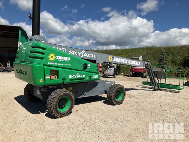 2014 Skyjack SJ45T 4WD Diesel Telescopic Boom Lift in Waukesha ...