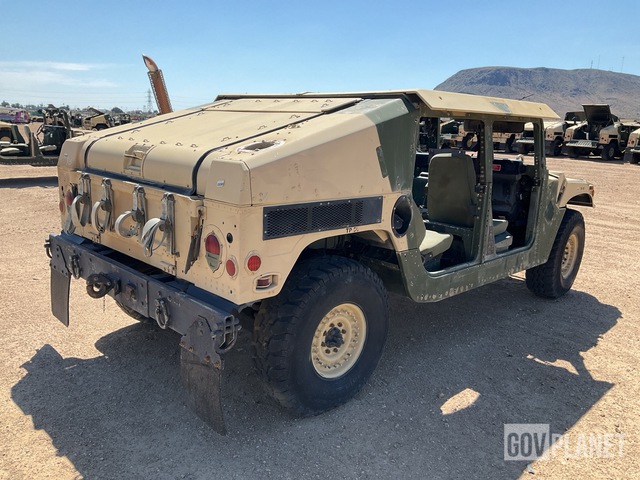 Surplus AM General M1151A1 w/MCTAGS HMMWV 4 Door Hard Top w/Slant Back ...
