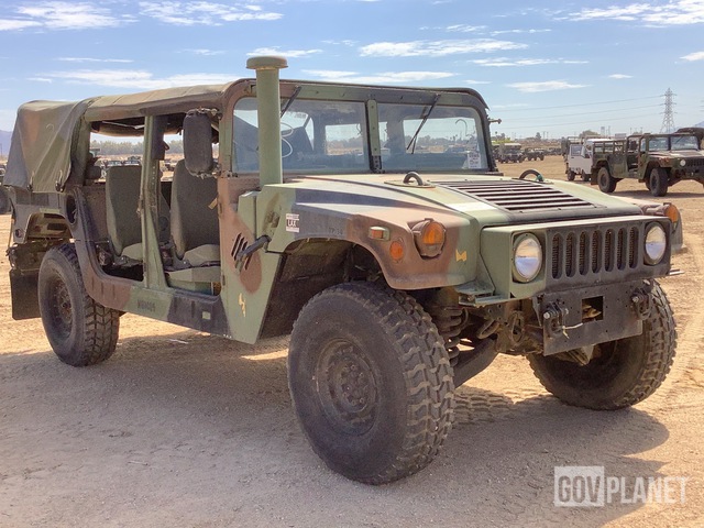 Surplus 2007 AM General M1165 HMMWV 4 Door Soft Top w/Truck Body in Yermo, California, United ...