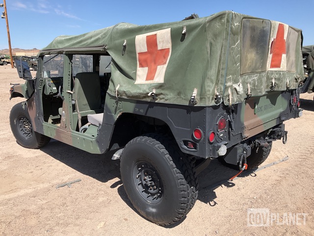 Surplus 2000 AM General M1035A2 HMMWV 4 Door Soft Top w/Truck Body in ...