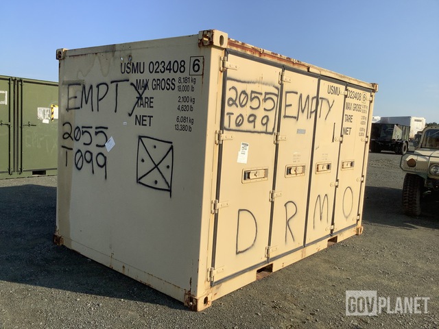 Surplus Advanced Containment Systems Cargo 12-1 Storage Container in ...