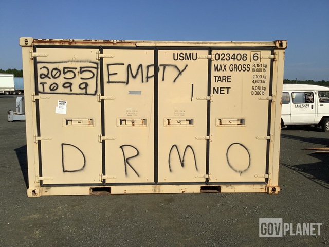 Surplus Advanced Containment Systems Cargo 12-1 Storage Container in ...