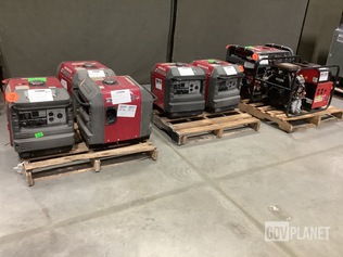 Surplus (2) Generator Sets & (5) Honda Inverter Generators in ...