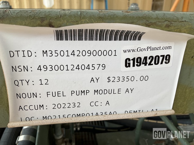 Surplus Isometrics MFP 197 Sixcon Fuel Pump Module in Yermo, California ...