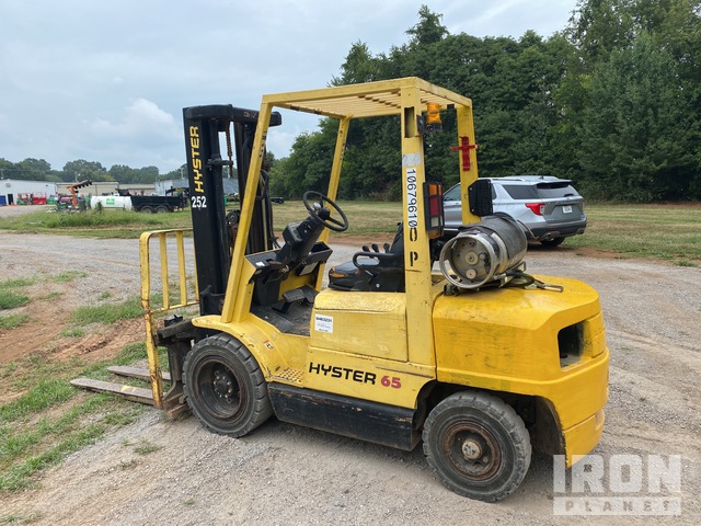 1999 Hyster H60XM 5800 lb LPG Pneumatic Tire Forklift in Muscle Shoals ...