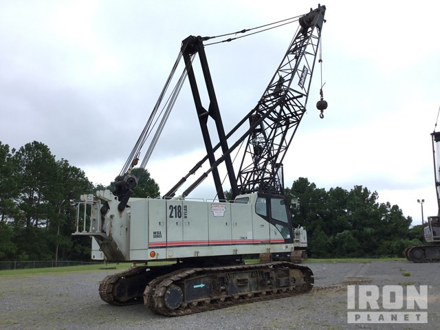 2008 Link-Belt 218 Hylab HSL Series 110 ton Lattice-Boom Crawler Crane ...