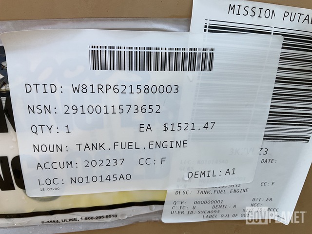 Surplus Tankcraft 1339300 Fuel Tank in Colorado Springs, Colorado ...