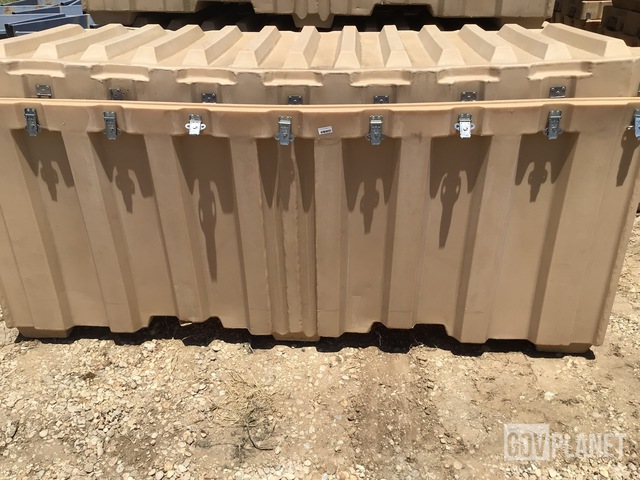 Surplus (2) Alaska Structures AK-SSS-CONT-2 Medical Shelter Containers ...