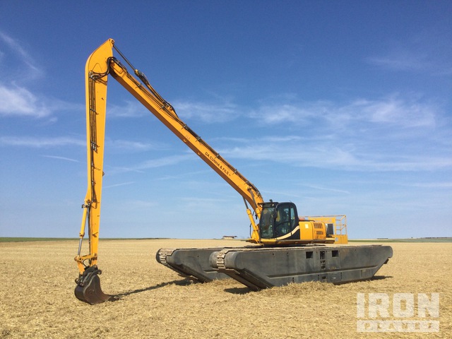 2008 JCB JS220LC Big Float Hydraulic VG Long Reach Amphibious Tracked ...