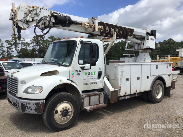 2016 Altec DM47 on 2017 Freightliner M2 106 4x4 Digger Derrick Truck in ...
