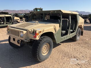 Surplus AM General M1151A1 w/MCTAGS HMMWV 4 Door Hard Top w/Slant Back ...