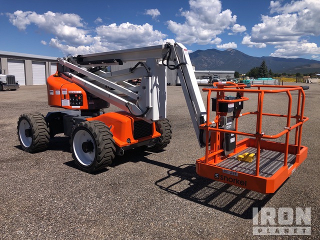 2018 Snorkel A46JRT 4WD Diesel Articulating Boom Lift in Ranchos De ...