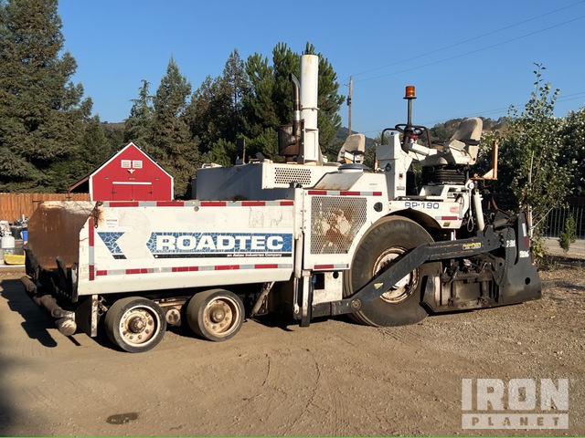 2009 Roadtec RP-190 Wheel Asphalt Paver, Asphalt Paver