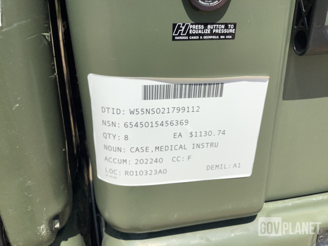 Surplus (8) Hardigg Storage Cases in Abilene, Kansas, United States ...