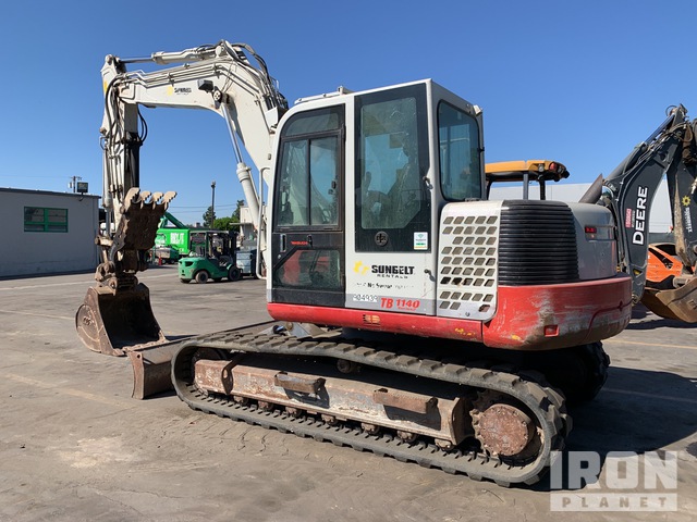 2016 Takeuchi TB1140 Tracked Excavator in Orange, California, United ...