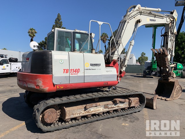 2016 Takeuchi TB1140 Tracked Excavator in Orange, California, United ...